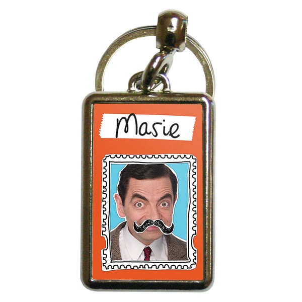 Personalised Unbeanlievably teariffic! Metal Keyring – Mr Bean Shop