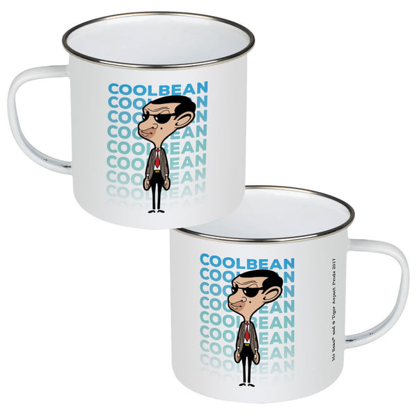 Personalised Cool Bean Enamel Mug – Mr Bean Shop